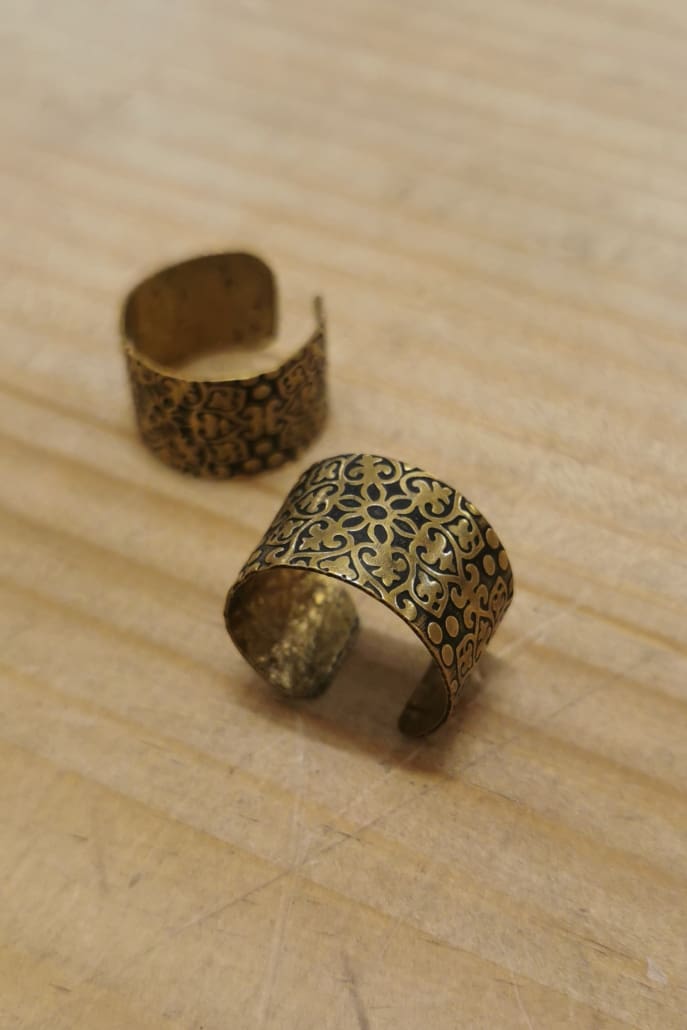 Studio 9 Ring – Flower pattern – The Collaboration