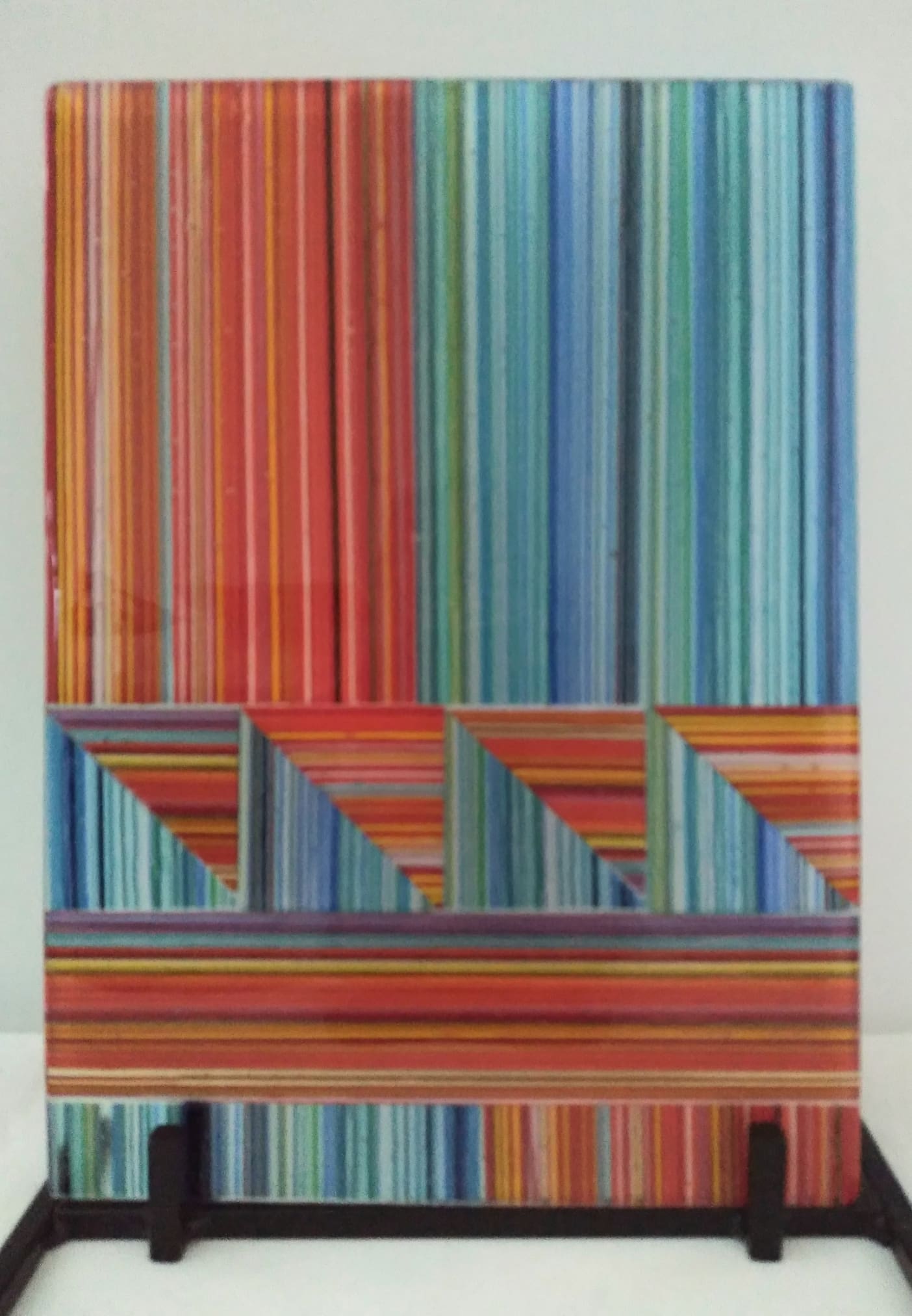 Rosalind Fitz Patrick, Abstract Red and Blue – The Collaboration