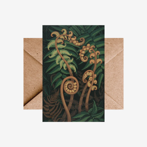 Eileen Mayo- Card- Springing Fern – The Collaboration